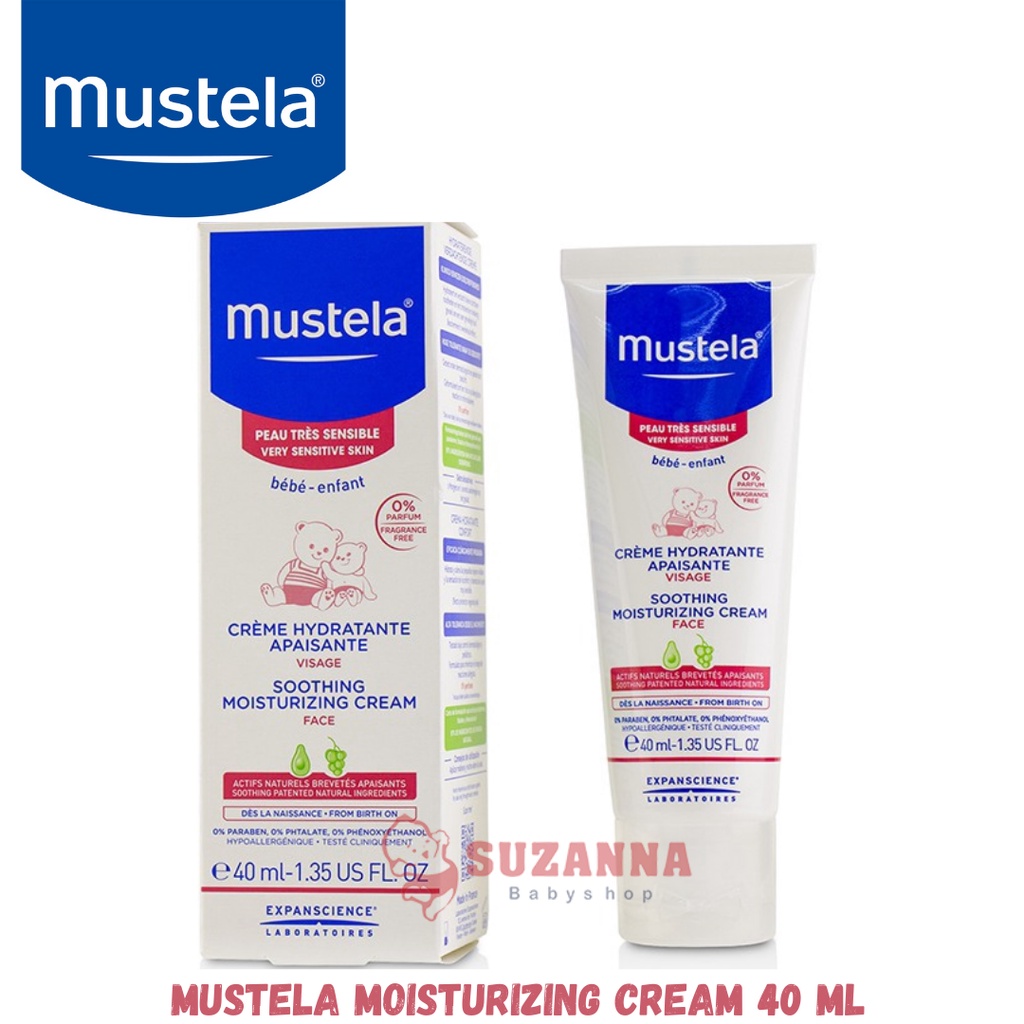 Jual Mustela Moisturizing Cream 40 ML (VERY SENSITIVE SKIN) | Shopee ...
