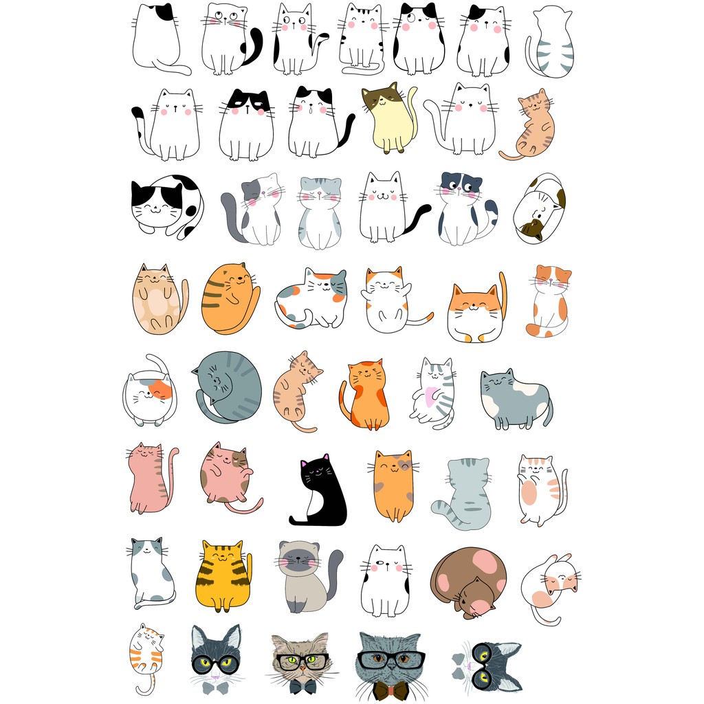 Jual Stiker Kucing Lucu | Shopee Indonesia