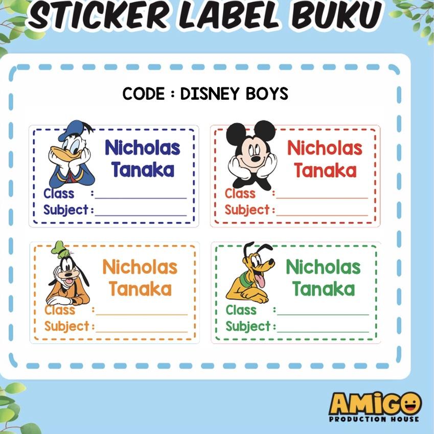 Jual Telah Hadir.. Sticker Buku Label Nama Pelajaran Buku Sekolah Anak ...