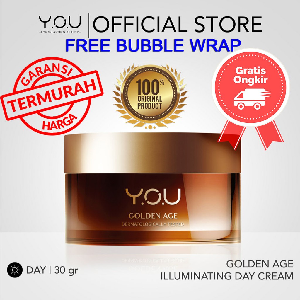 Jual YOU Golden Age Illuminating Day Cream | Cream Wajah | Anti-Aging ...