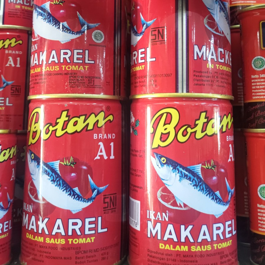 Jual Botan ikan makarel 425 gr | Shopee Indonesia