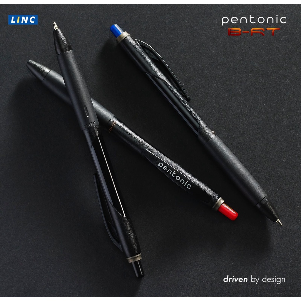 Jual Pentonic BRT Pulpen Sekolah Kantor Hitam Biru Merah Pen Alat Tulis ...