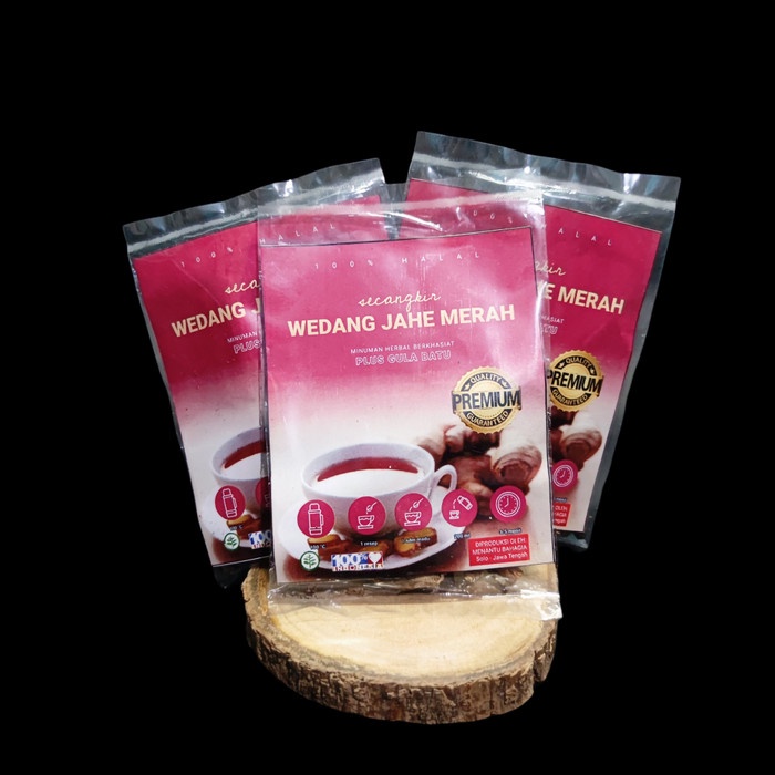 Jual TEH JAHE MERAH / WEDANG JAHE MERAH - LENGKAP DENGAN GULA BATU ...