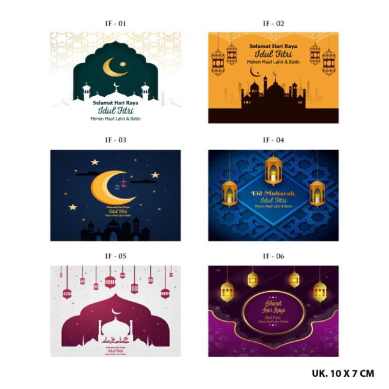 Jual kartu ucapan | idul fitri |hari raya | label | greetings card ...