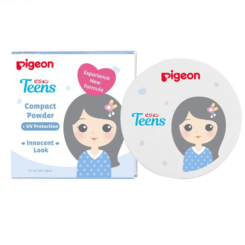 Jual PIGEON COMPACT POWDER + UV PROTECTION 14G | Shopee Indonesia