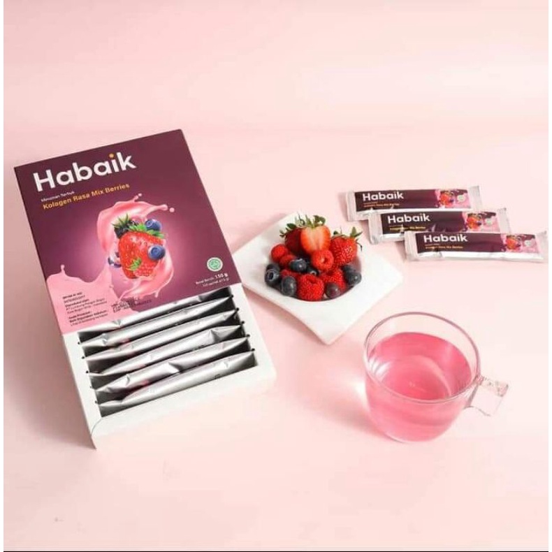 Jual HABAIK KOLAGEN RASA MIX BERRIES - 1 BOX (10 SACHET) | Shopee Indonesia Jual HABAIK KOLAGEN RASA MIX BERRIES - 1 BOX (10 SACHET) | Shopee Indonesia