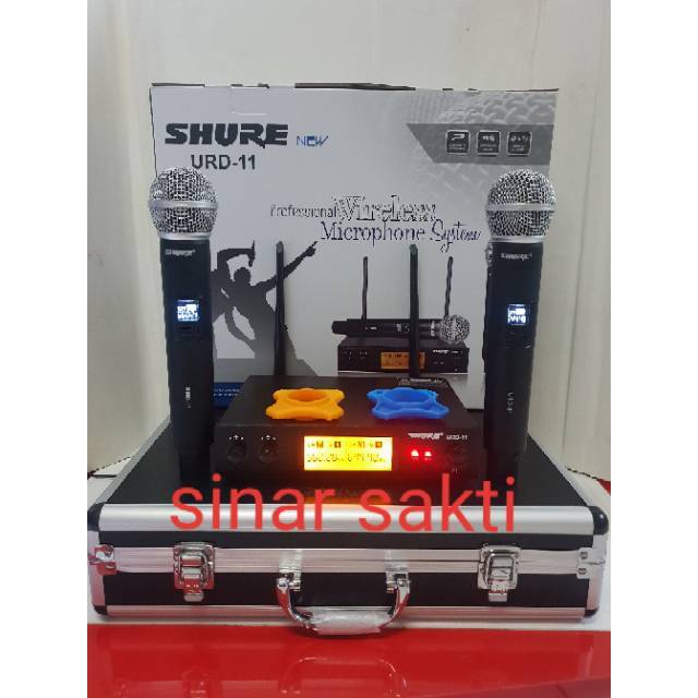 Jual mic wireless SH urd11 urd 11 free koper handheld garansi 2 tahun | Shopee Indonesia
