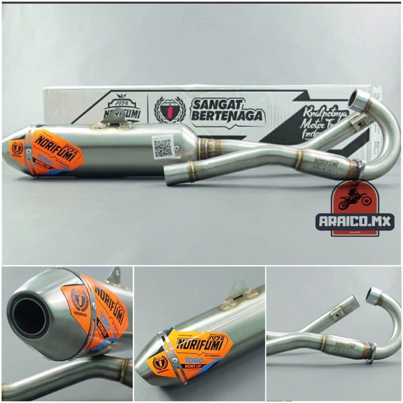 Jual KNALPOT NORIFUMI TORC BOREUP CRF 150 L KLX L G BF ORIGINAL BORE UP ...