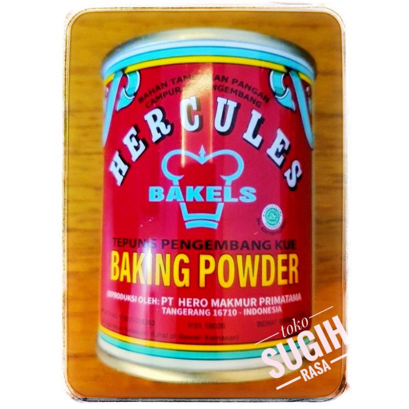Jual Baking Powder Hercules 110 Gr Double Acting | Shopee Indonesia