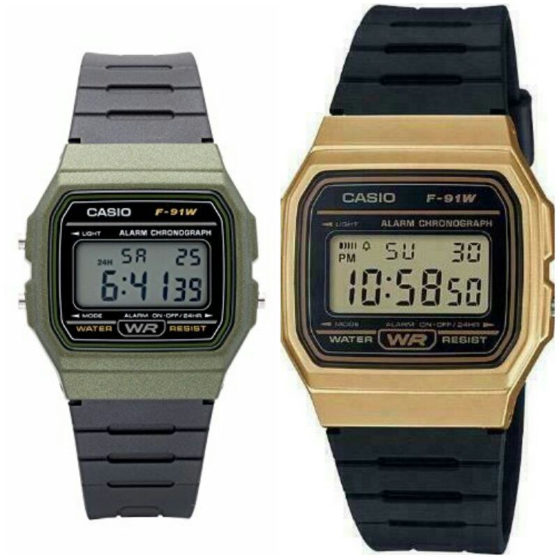Jual JAM TANGAN CASIO F91 RUBBER NEW F91 ORI | Shopee Indonesia