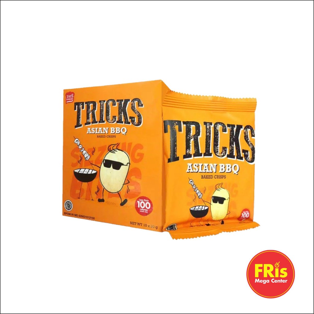 Jual TRICKS Baked Crisps Asian BBQ / TRICKS Biskuit Kentang Rasa Asian ...