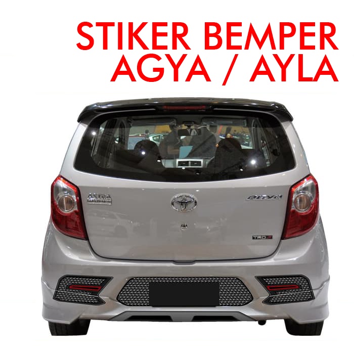 Jual Stiker Mobil AGYA AYLA Toyota Daihatsu Sticker | Shopee Indonesia