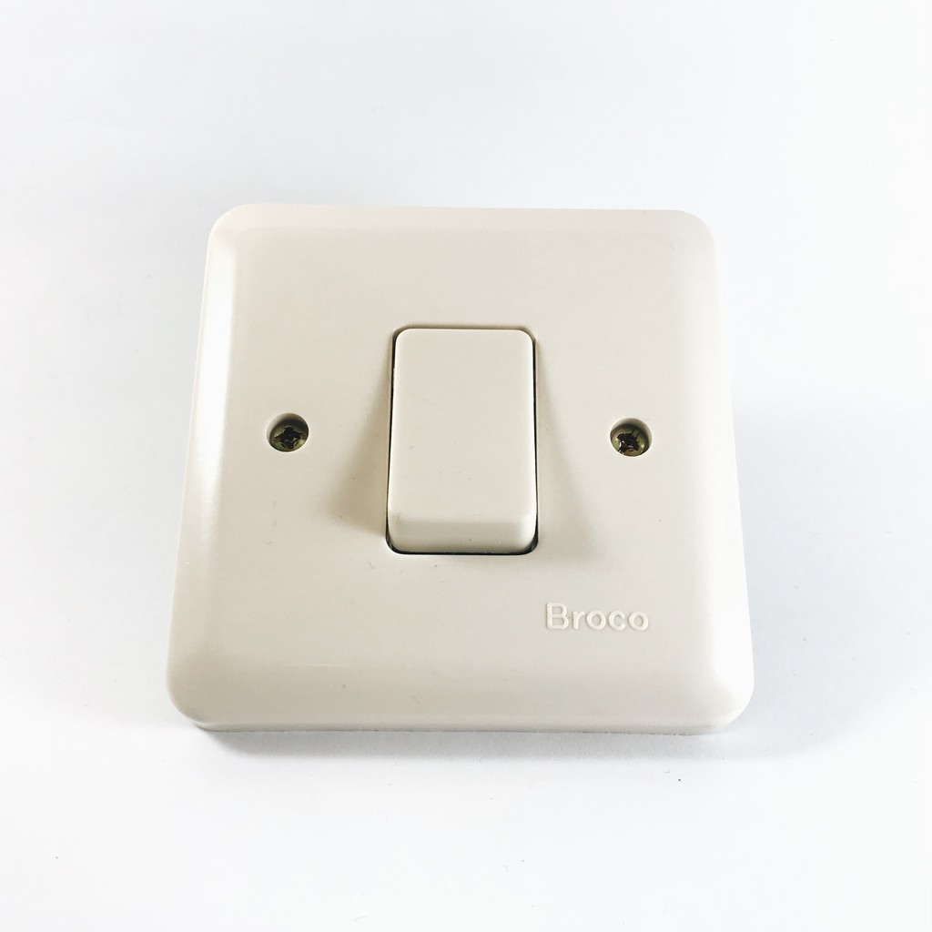 Jual Saklar Broco Single Switch (Engkel) Tanam / Inbow | Shopee Indonesia