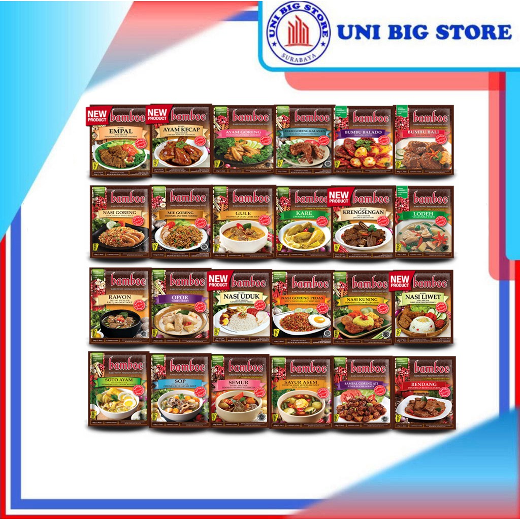 Jual Bamboe Export Bumbu Dapur Masak Soto Nasi Ayam Goreng Uduk Liwet ...