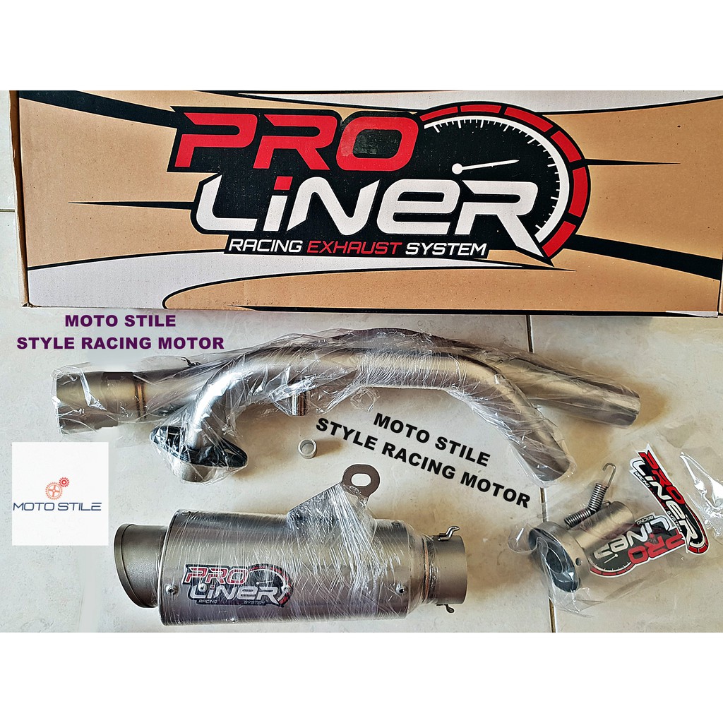 Jual Knalpot PROLINER Type TR-1R Short Yamaha New Vixion | Shopee Indonesia