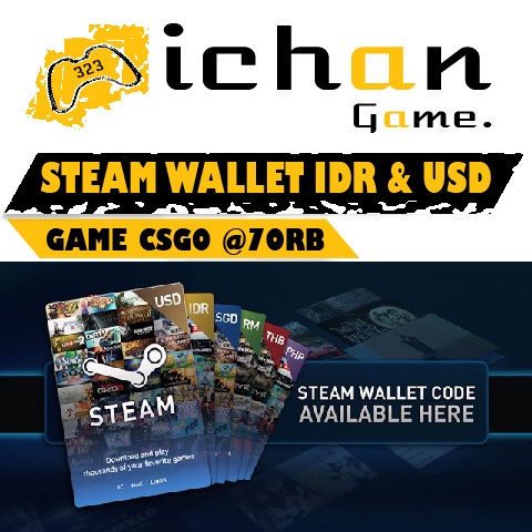 Jual [ RESMI ] Steam Wallet IDR 6rb - 102rb/Voucher INDONESIA Rupiah ...