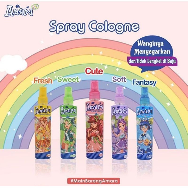Jual Amara Spray Cologne 100ml | Shopee Indonesia