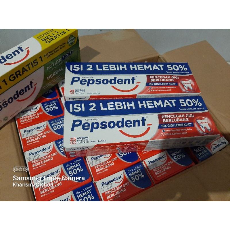 Jual Pepsodent Besar 225 gram isi 2 | Shopee Indonesia