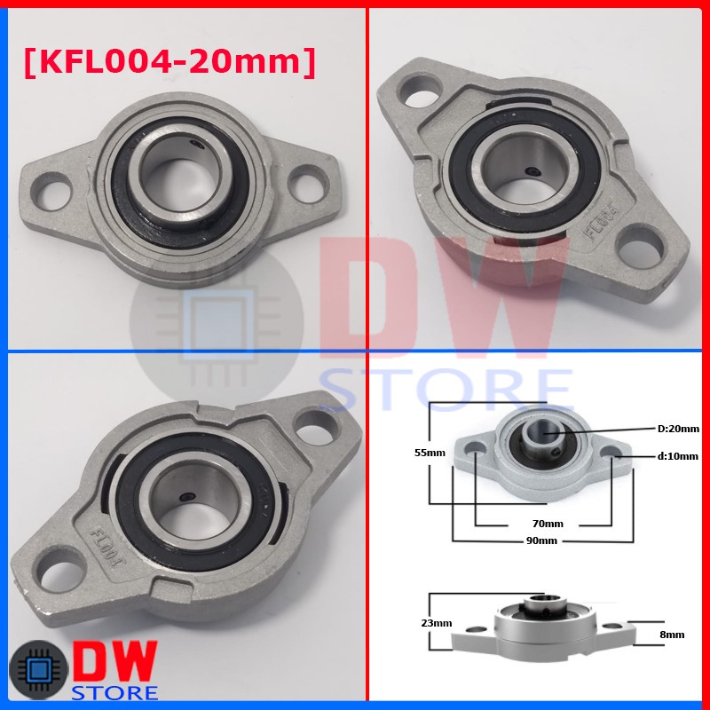 Jual Bracket Bearing Pillow Block KFL KFL08 KFL000 KFL001 KFL002 KFL004 ...