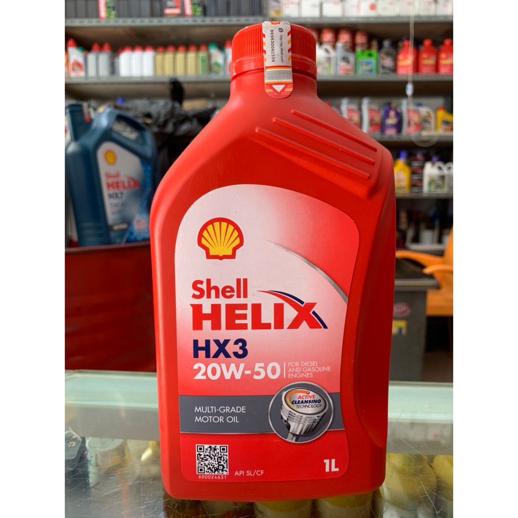 Jual Shell Helix HX3 20W-50 (1L) | Shopee Indonesia