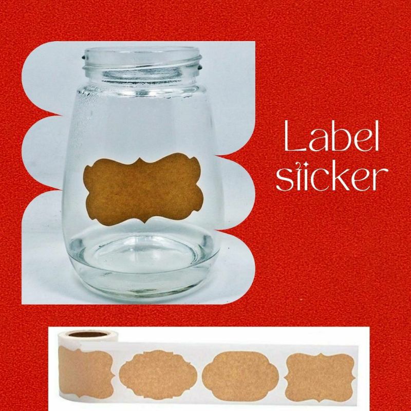 Jual Stiker Label Kosong Serbaguna Satuan Sticker Bumbu Dapur Kado ...