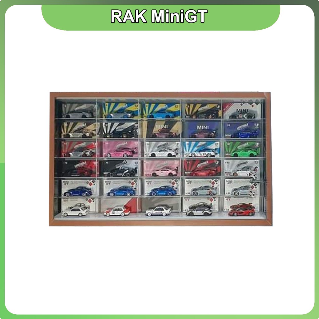 Jual Rak MINI GT isi 36 Box In Bahan Acrylic/Akrilik | Shopee Indonesia