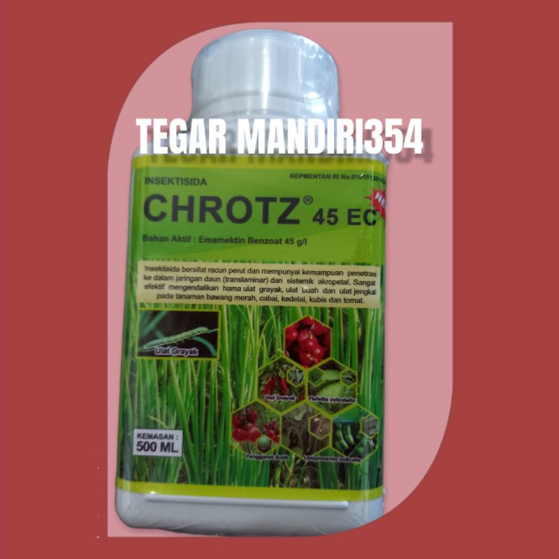 Jual INSEKTISIDA CHROTZ 30EC 500ML Racun ulat Crot 500ml / insektisida chrotz 500ml racun ulat ...
