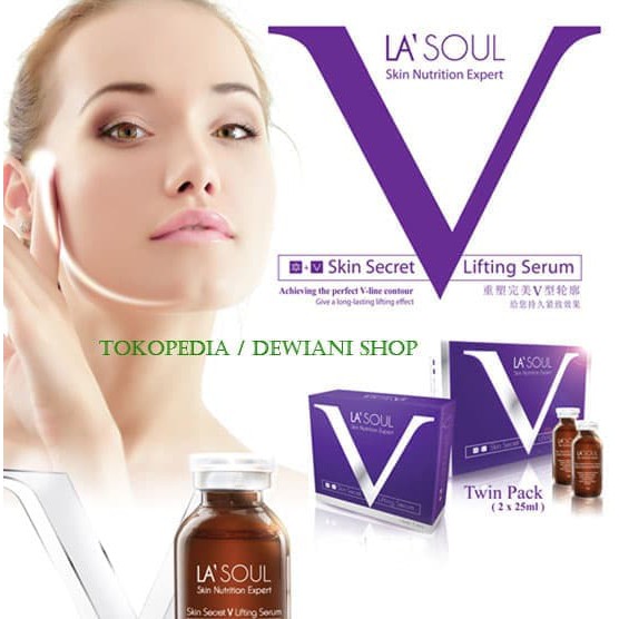 Jual La'soul Skin Nutrition Expert V Serum (2 x 25 ml) | Shopee Indonesia