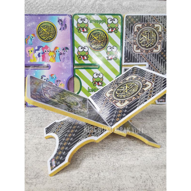Jual Rekal Karakter Anak Dudukan Meja Baca Al Quran Rekar Rehal Motif ...