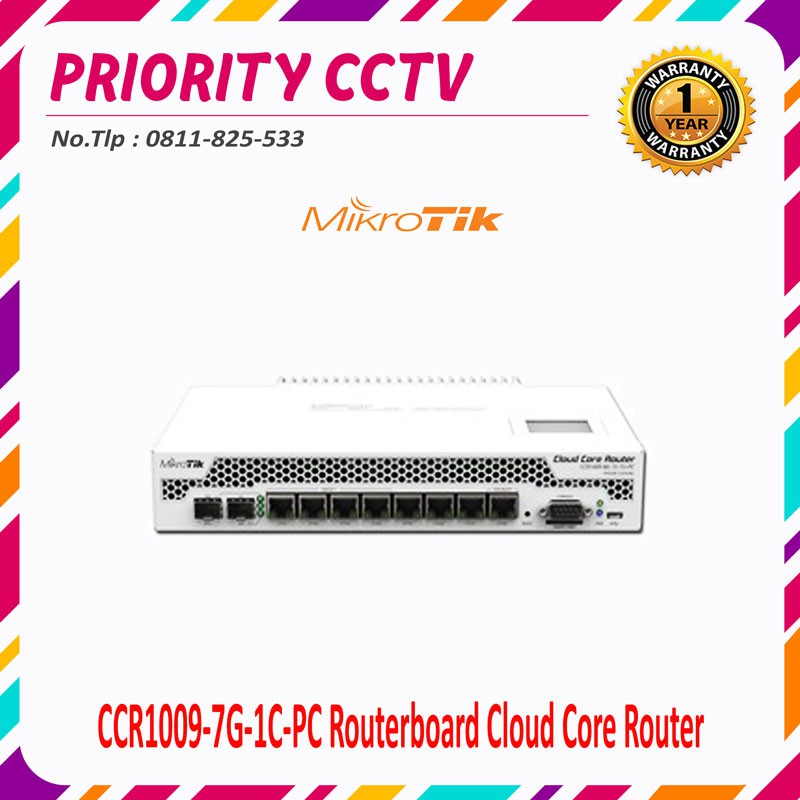 Jual Mikrotik CCR1009-7G-1C-PC Routerboard Cloud Core Router | Shopee Indonesia