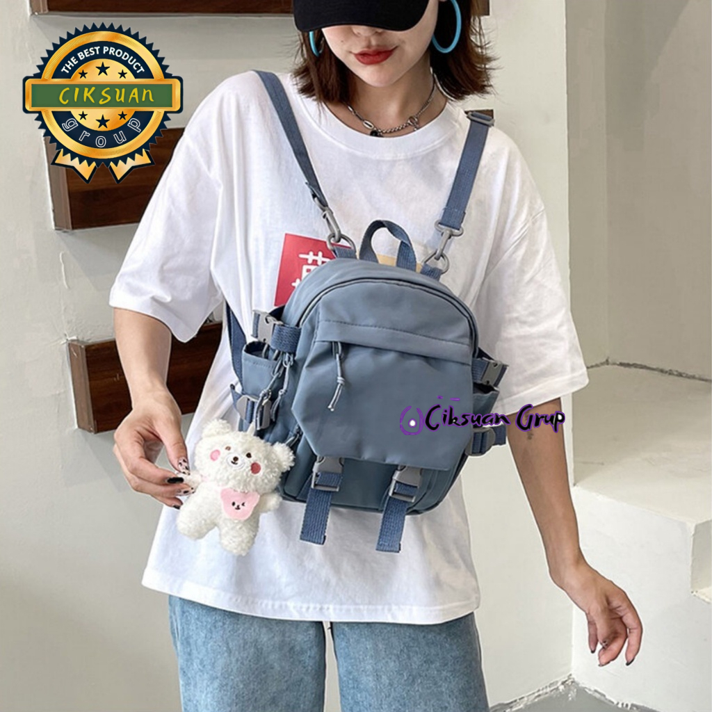 Jual HARGA PROMO TAS RANSEL STYLISH COM POLOS / Tas Travelling Anak ...