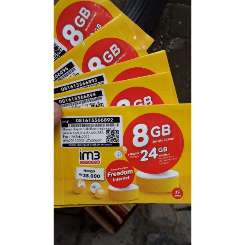 Jual paket data im3 8GB | Shopee Indonesia