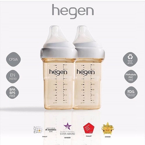 Jual Hegen PCTO Feeding Bottle PPSU Botol Susu 240ml - 2 Pack | Shopee Indonesia