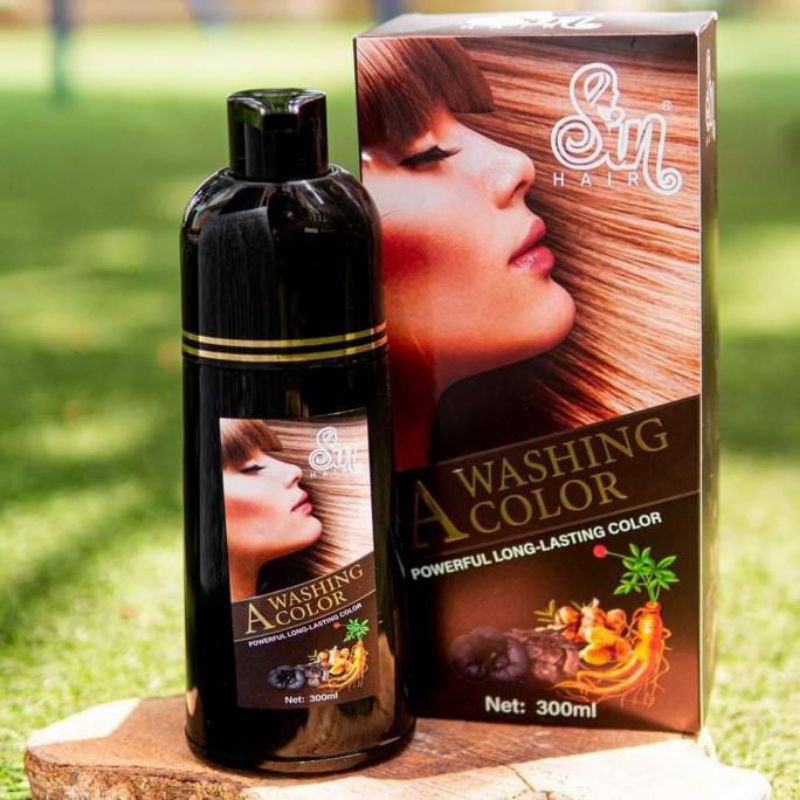Jual Sin Hair Shampoo Jepang Original 300ml Pewarna Rambut Shin Hair ...