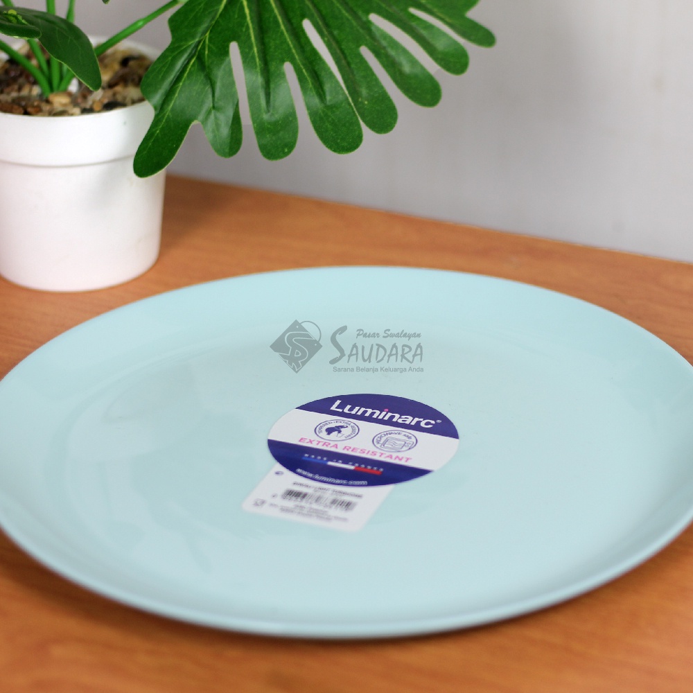 Jual Luminarc Piring Makan Dinner Plate 25 cm - Piring Saji Kaca Bulat ...