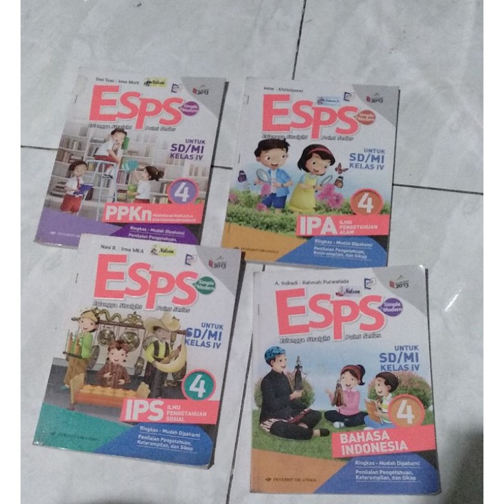 Jual buku ESPS Kelas 4 SD second book | Shopee Indonesia