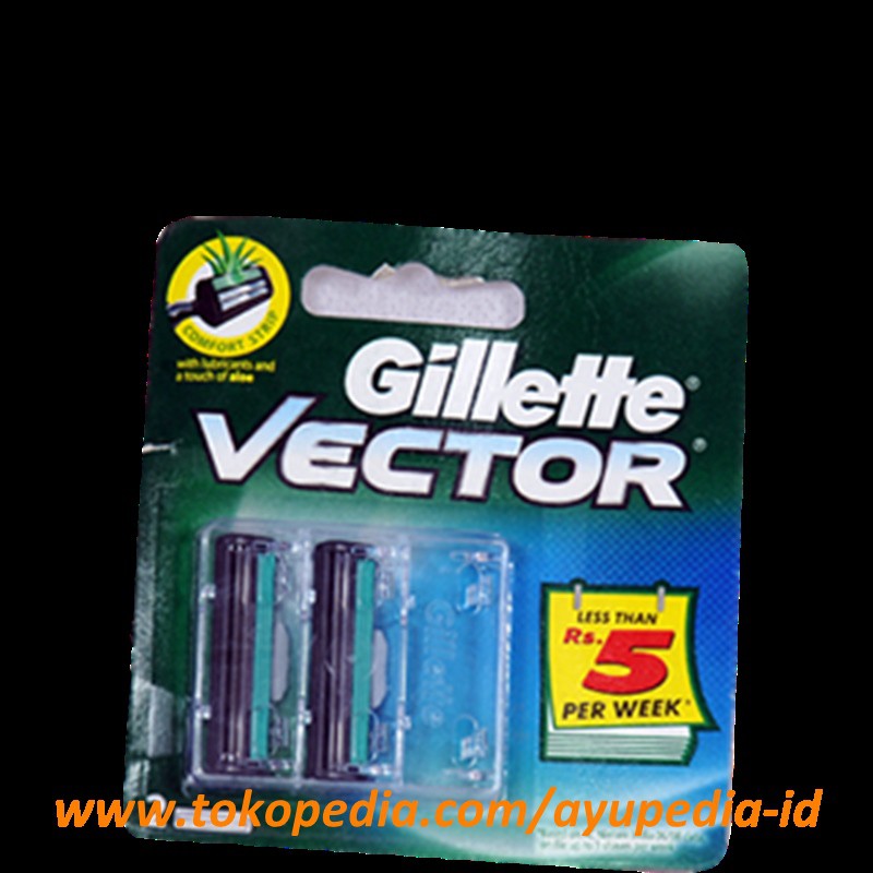 Jual SILET CUKUR GILLETTE GOAL VECTOR REFFIL ISI 2PC | Shopee Indonesia