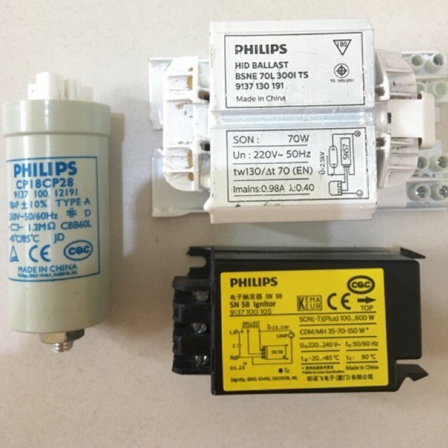 Jual Set Komplit lampu SON SON-T 70 watt merkuri mercury komponen asli ...