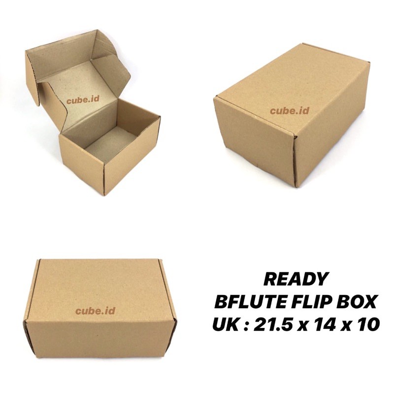 Jual DUS MODEL FLIP UK 21.5 x 14 x 10cm | Shopee Indonesia