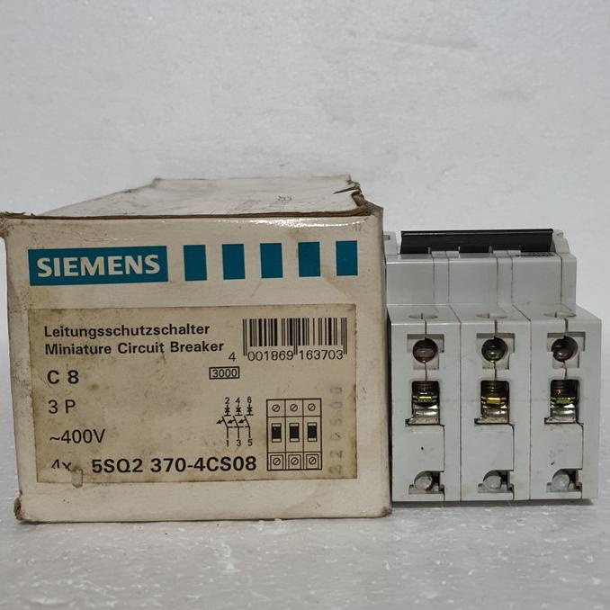 Jual Mcb Siemens 3P 8A 5Sq23 3Ka / Mcb Siemens 3 Phase 8 Ampere 5 Sq 23 ...