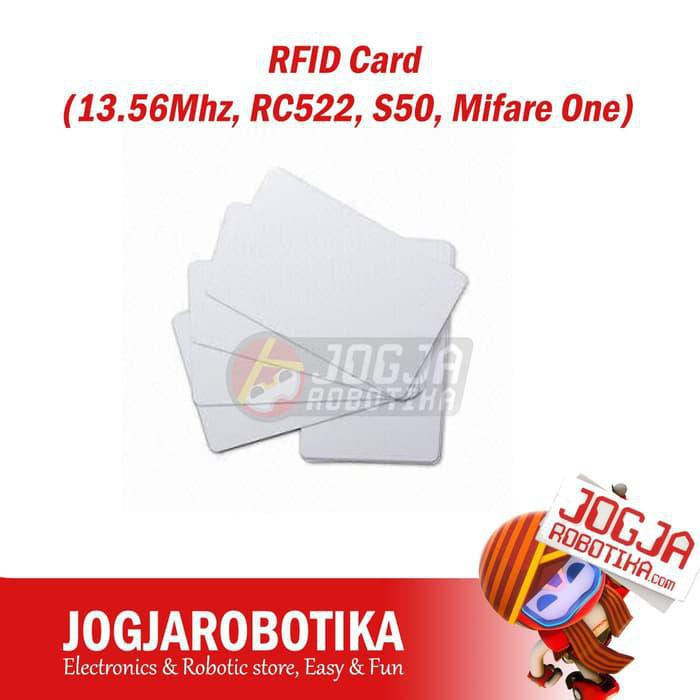Jual RFID Card 13.56Mhz RC522 S50 Mifare One | Shopee Indonesia