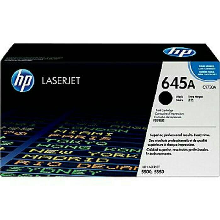 Jual TONER CARTRIDGE HP LASERJET 645A [C9730A] BLACK ORIGINAL | Shopee ...