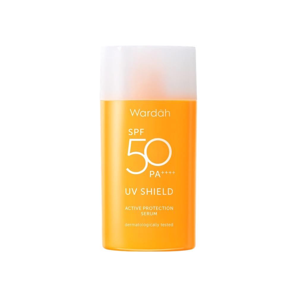 Jual Wardah UV Shield Active Protection Serum SPF 50 PA++++ [ORANGE] - 35mL | Shopee Indonesia