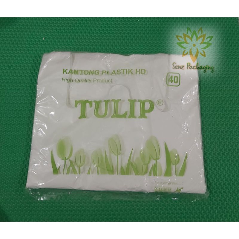 Jual Keresek Putihkantong Plastik Putih Hd Ukuran 40tulip Shopee Indonesia