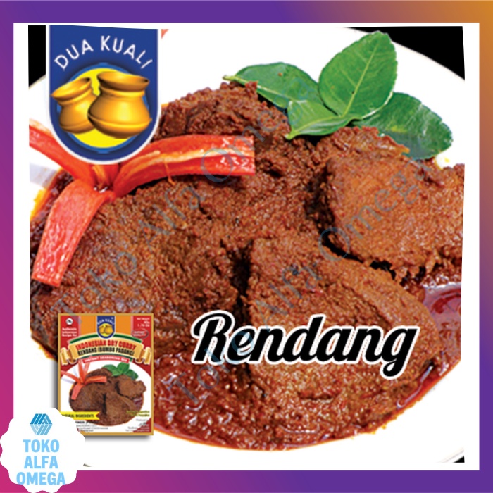 Jual Bumbu Dua Kuali Rendang Dry Curry 50gr | Shopee Indonesia