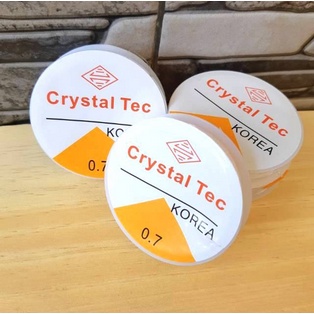 Jual Senar Elastis Tec 0.6mm 1.0mm Gelang Bening Elastis Bahan ...