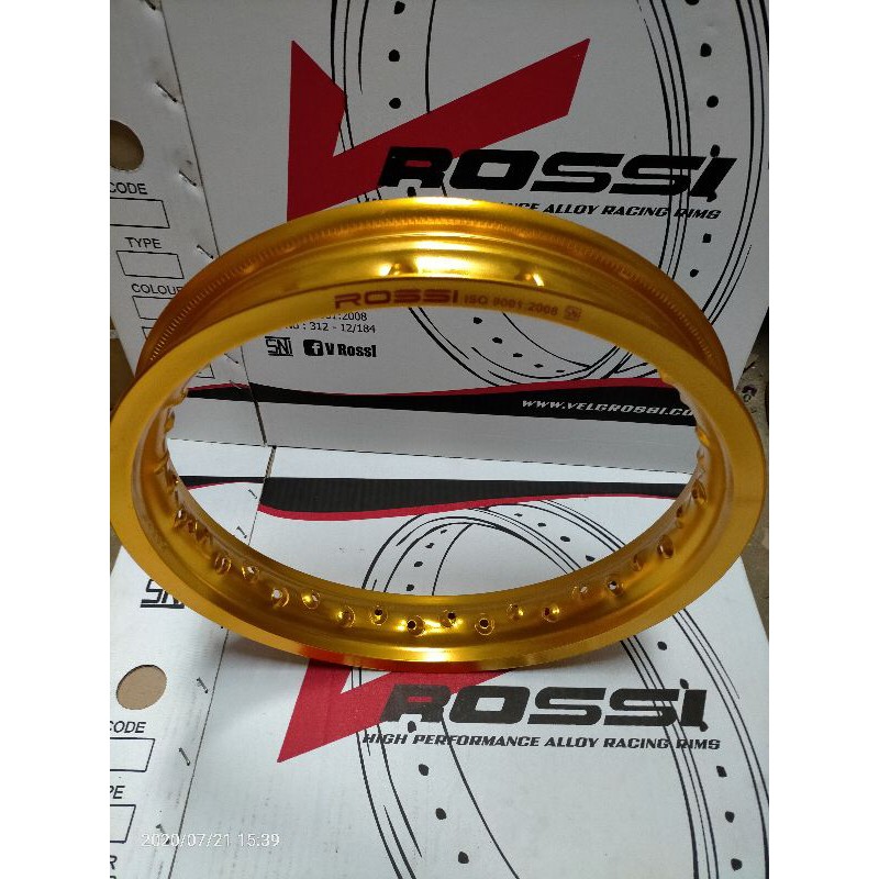 Jual velg Rossi ring 14 uk 250 warna gold | Shopee Indonesia