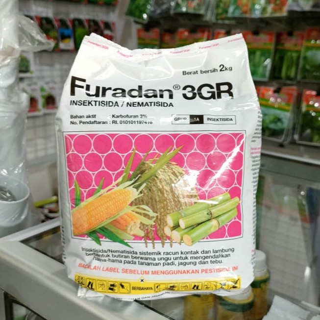 Jual FURADAN 3GR kemasan 2KG - Insektisida Nematisida /Obat Pembasmi ...