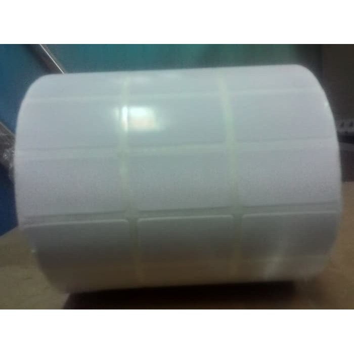 Jual KERTAS STICKER LABEL BARCODE SEMICOATED 33 X 19 3 BARIS | Shopee ...