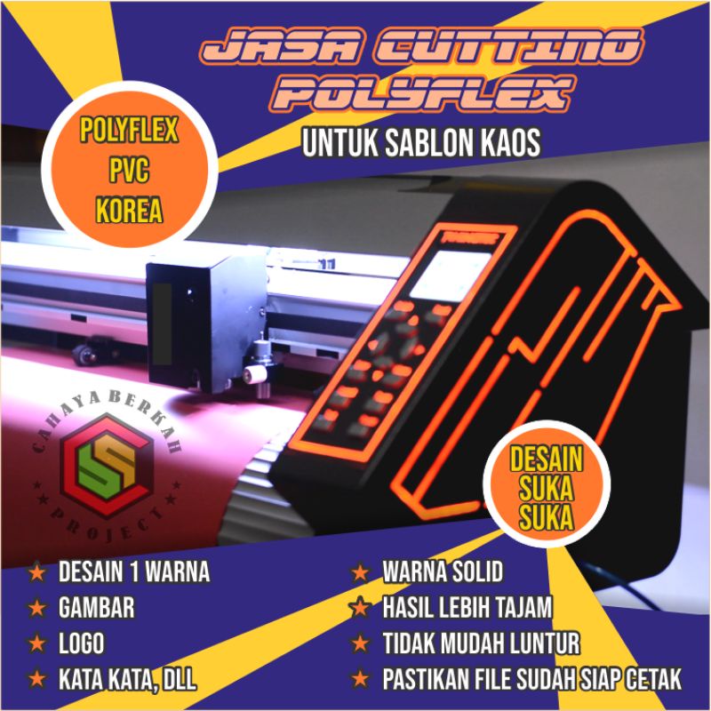 Jual sablon polyflex custom kaos sablon polyflex pvc sablon baju satuan ...